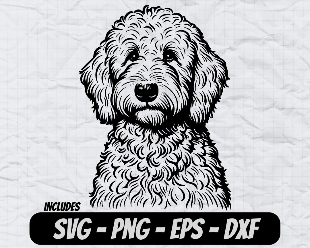 Goldendoodle Svg Design, Dog PNG Clipart, Sublimation Design, Cricut ...