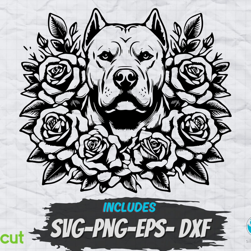 Pitbull Svg - Etsy