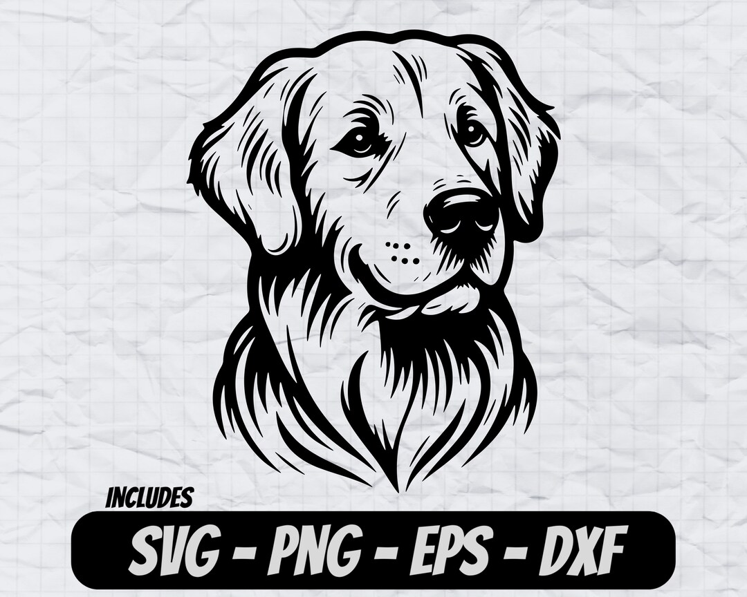 Golden Retriever Svg Design, Dog PNG Clipart, Sublimation Design ...