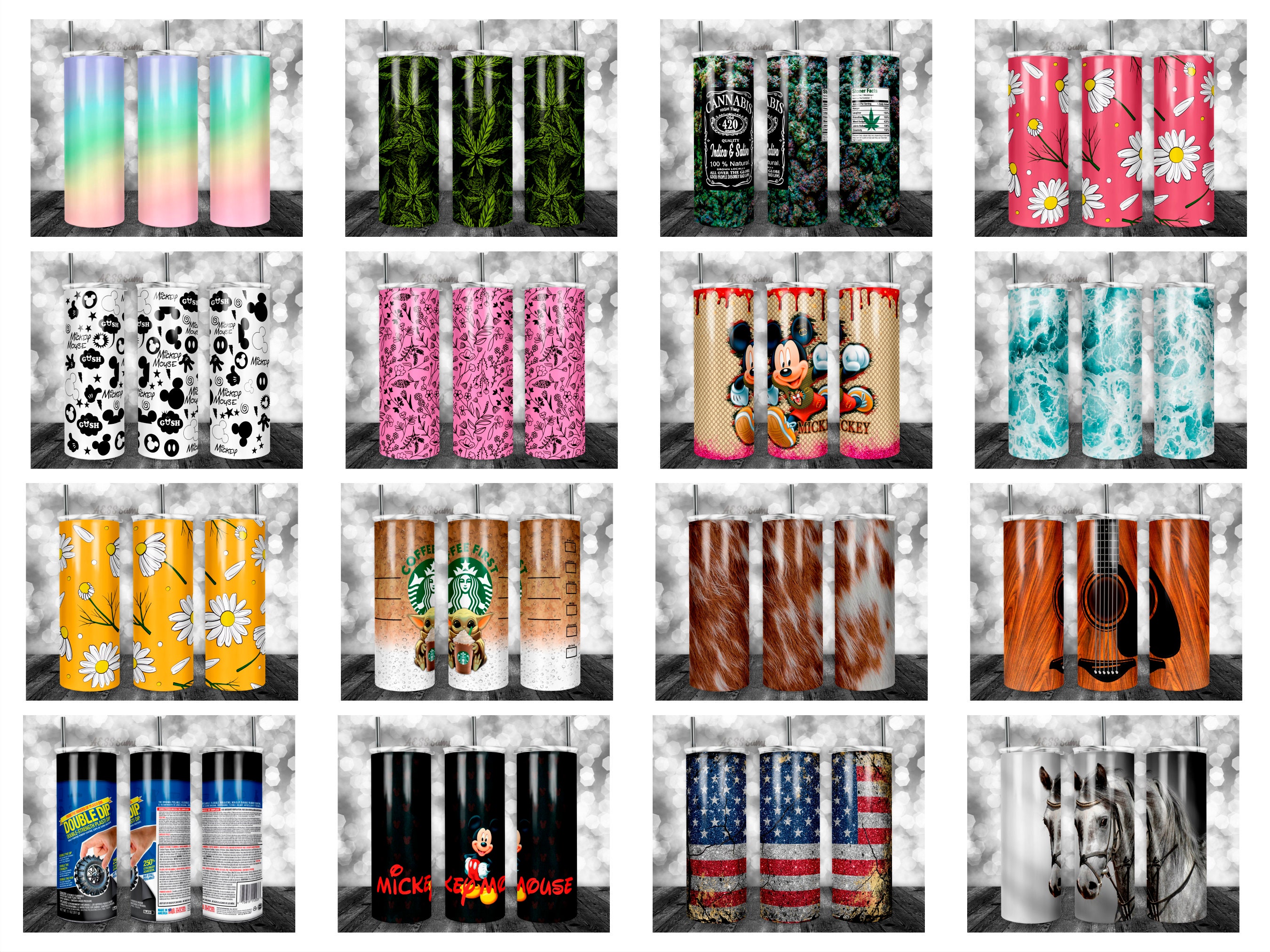 Tumbler Bundle 500 Designs for 20oz Tumblers Sublimation - Etsy