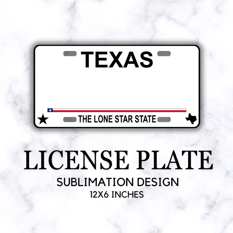 Texas License Plate - Etsy
