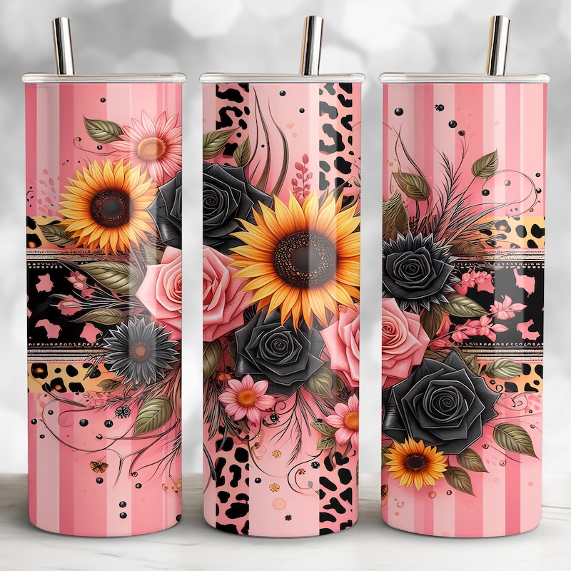 Pink Sunflower - Etsy