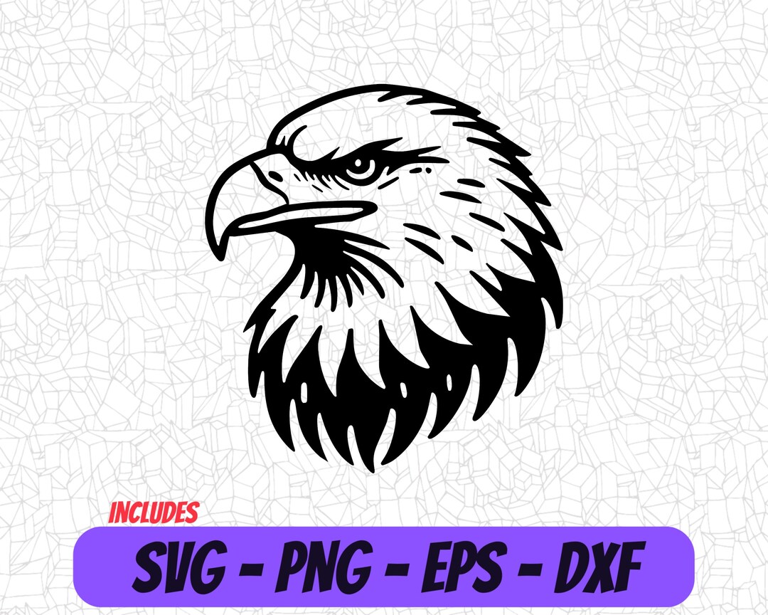 Bald Eagle SVG Design, Eagle PNG Logo File, Bird Clip Art | Cricut Cut ...