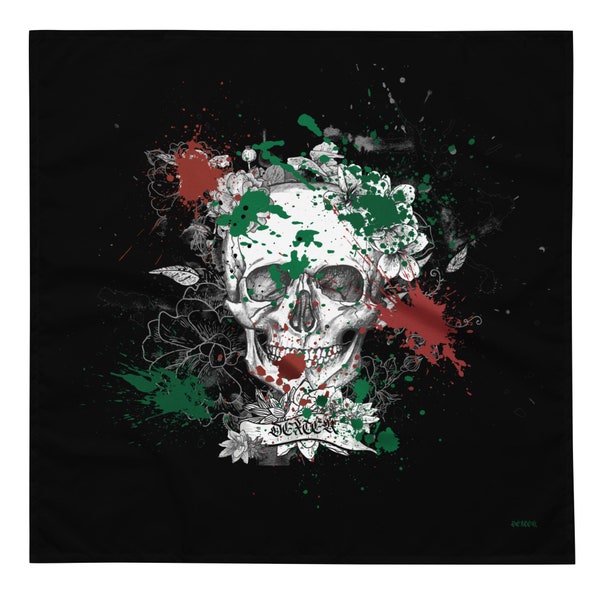 Skull Bandana - Etsy