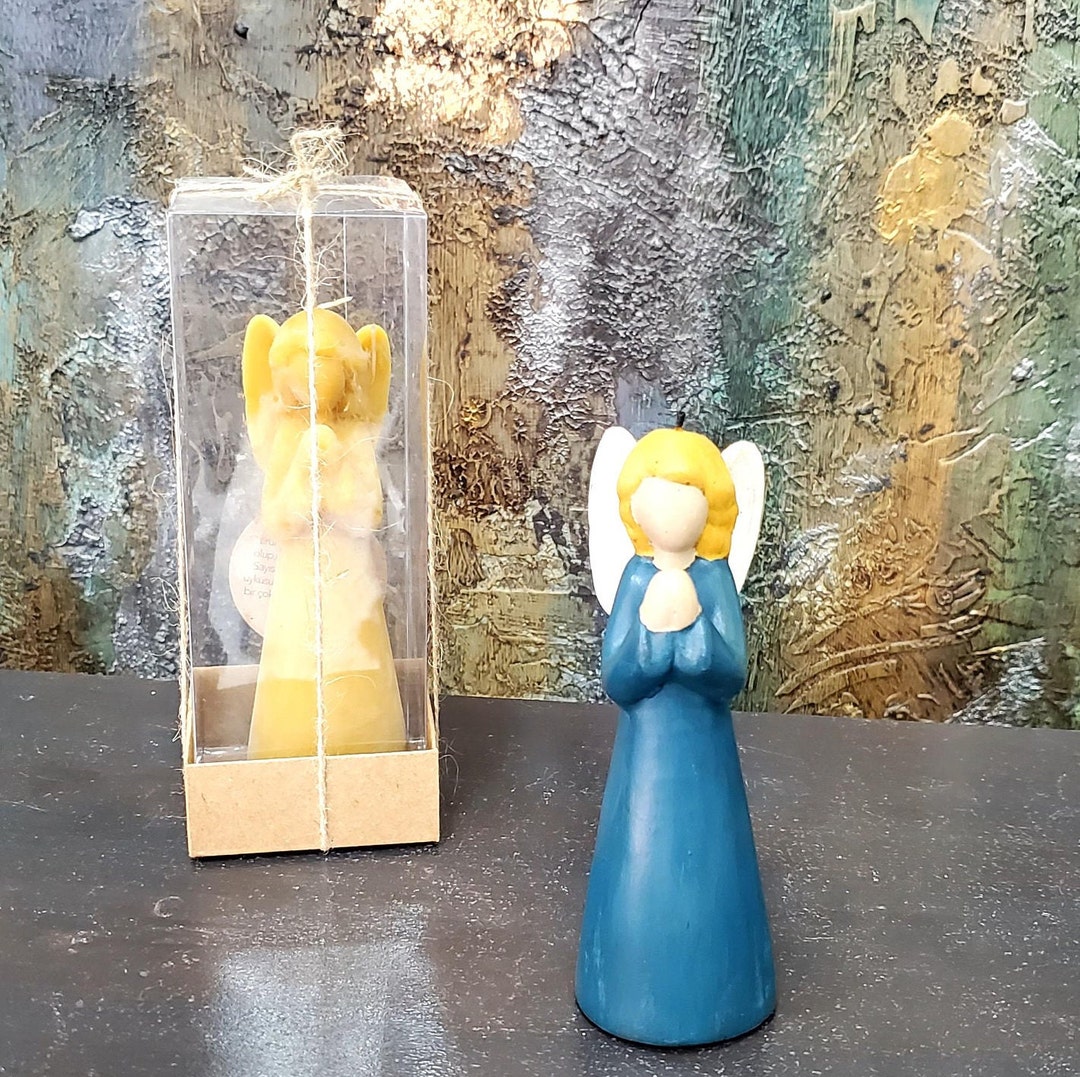 6 Handmade %100 Pure Natural Beeswax Porcelain Angel Statue Bust custom ...