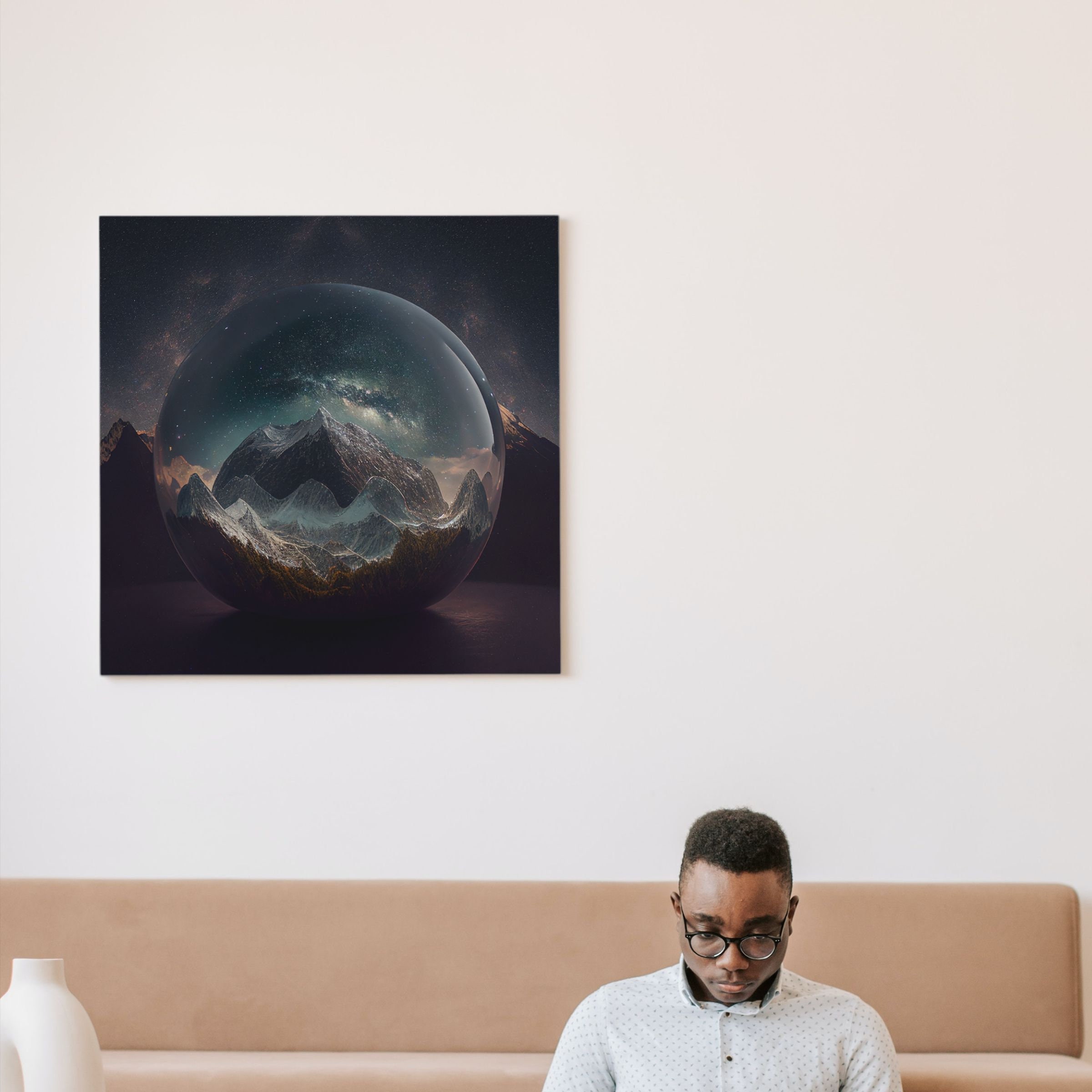 Galaxy Globe Digital Download, Galaxy Poster Print, Beautiful Galaxy ...