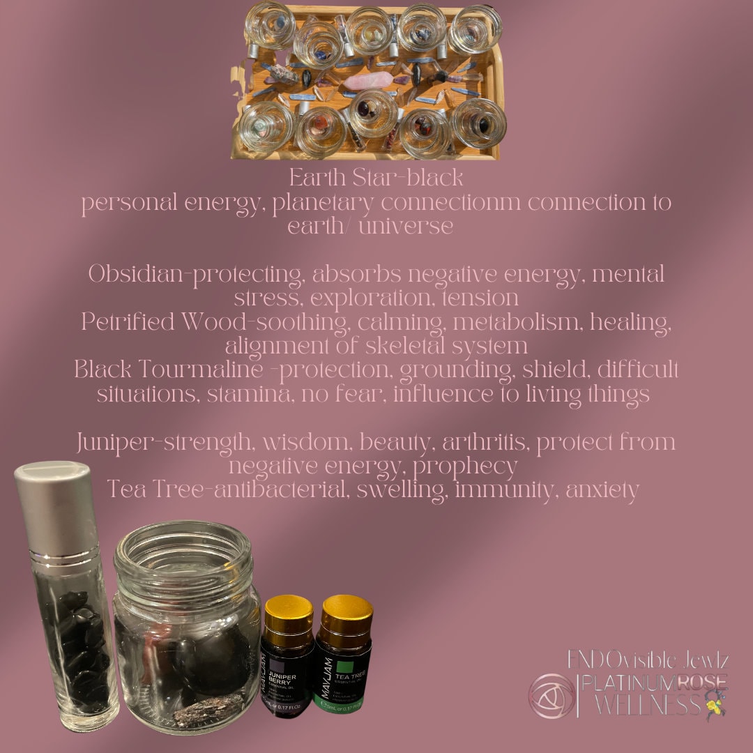 10 Crystal Infused Chakra Oil Set or Individuall - Etsy