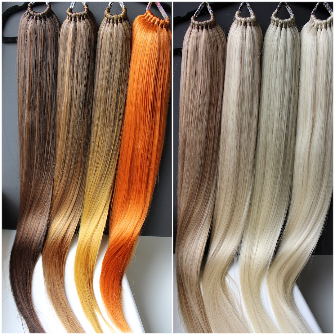 Ponytail Braids Extension Elastic Band Kanekalon Ponytail Long - Etsy