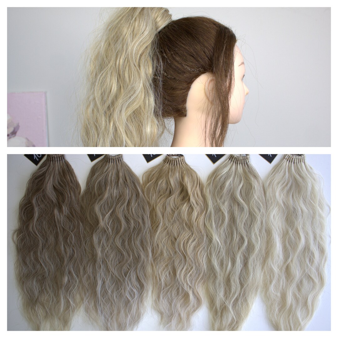 Ponytail Braids Extension Elastic Band Kanekalon Boho Braids With ...