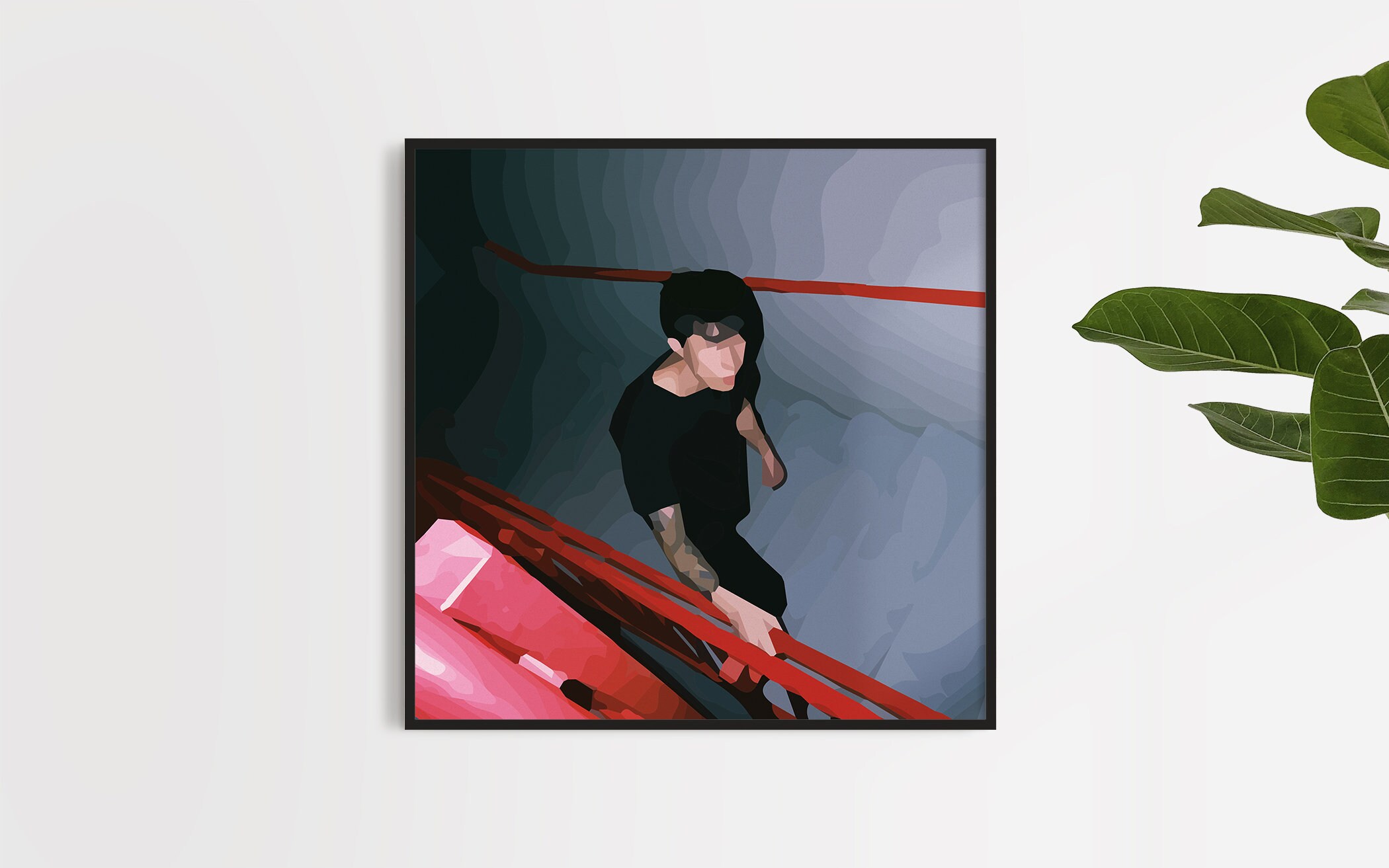 Keshi THE REAPER Minimalist Album Cover Wall Art Print Gift for Music ...