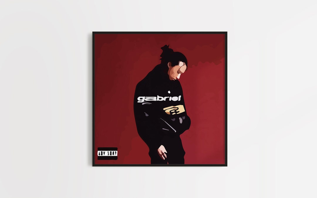 Keshi GABRIEL Minimalist Album Cover Wall Art Print Gift for Music ...