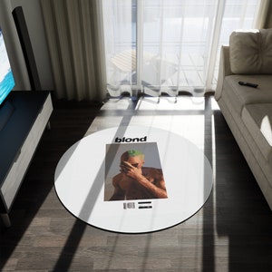 Frank Ocean Blond Minimalist Album Cover Round Rug R&B Gift for Music ...