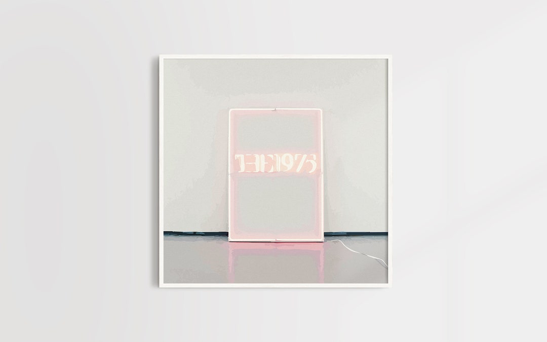 The 1975 I Like It When You Sleep... Minimalist Album Cover Wall Art ...