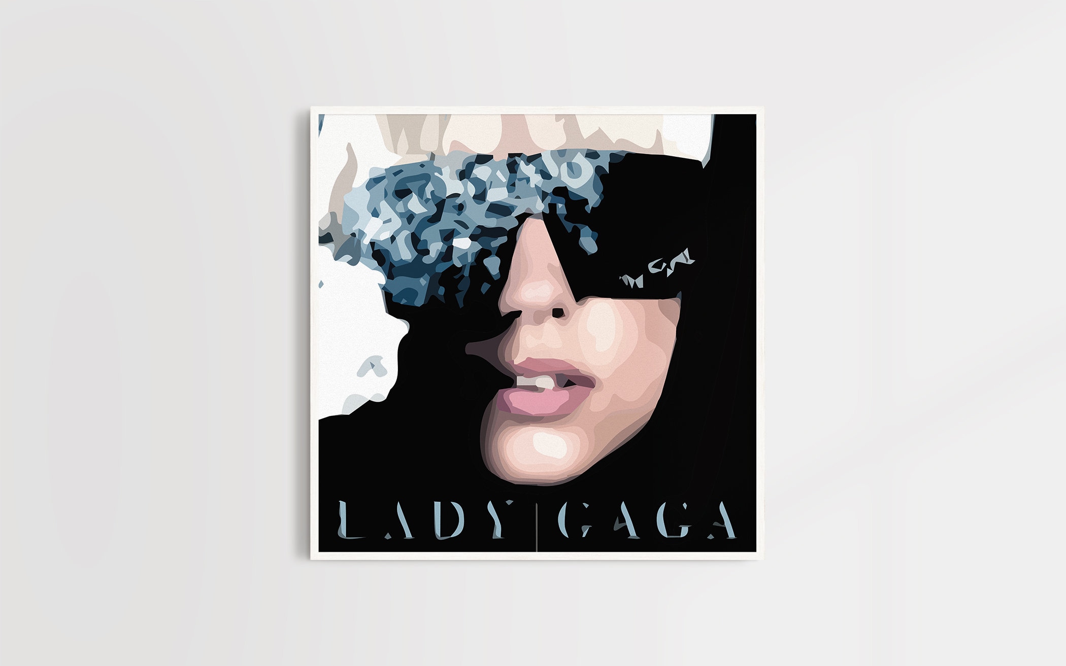 Lady Gaga Pop Art Album Cover