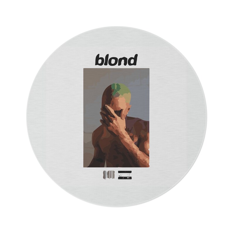 Frank Ocean Blond Minimalist Album Cover Round Rug R&B Gift for Music ...