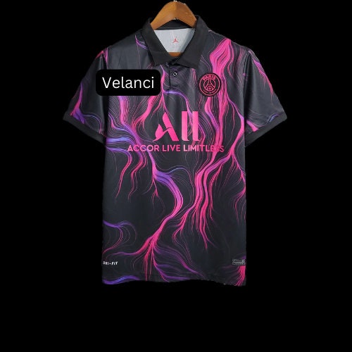 PSG Limited Edition Football Jersey Black Purple Rare and Stunning ...
