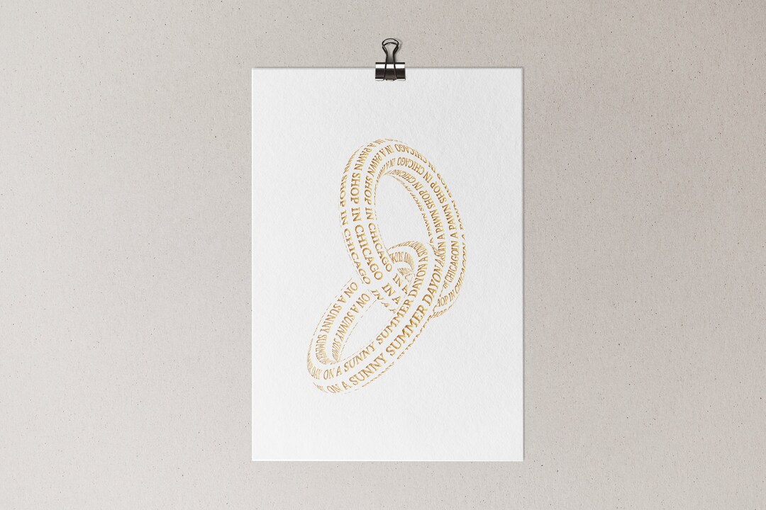 Golden Rings Lyrics Digital Download - Etsy