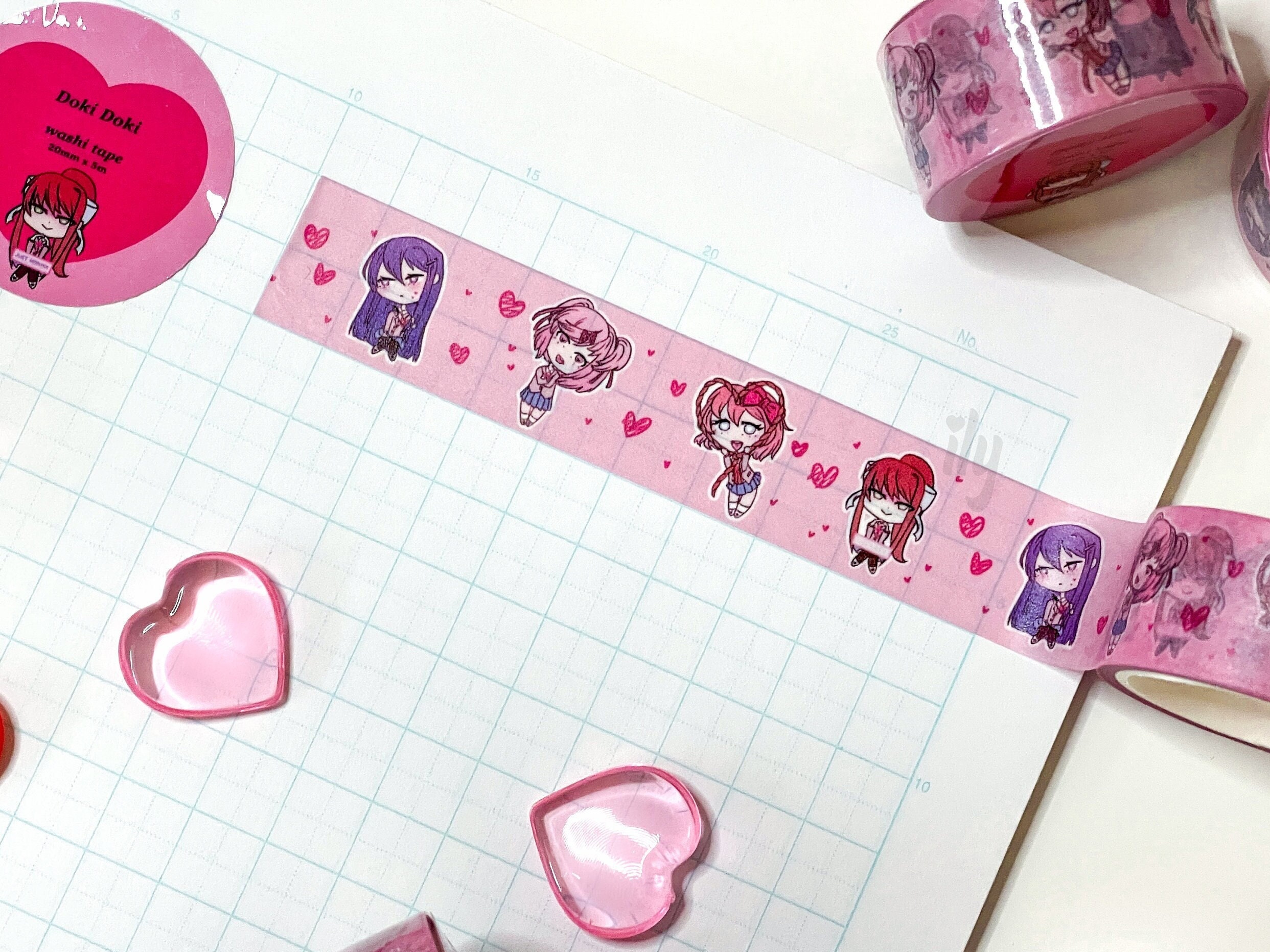 Doki Doki Washi Tape 20mm X 5m - Etsy