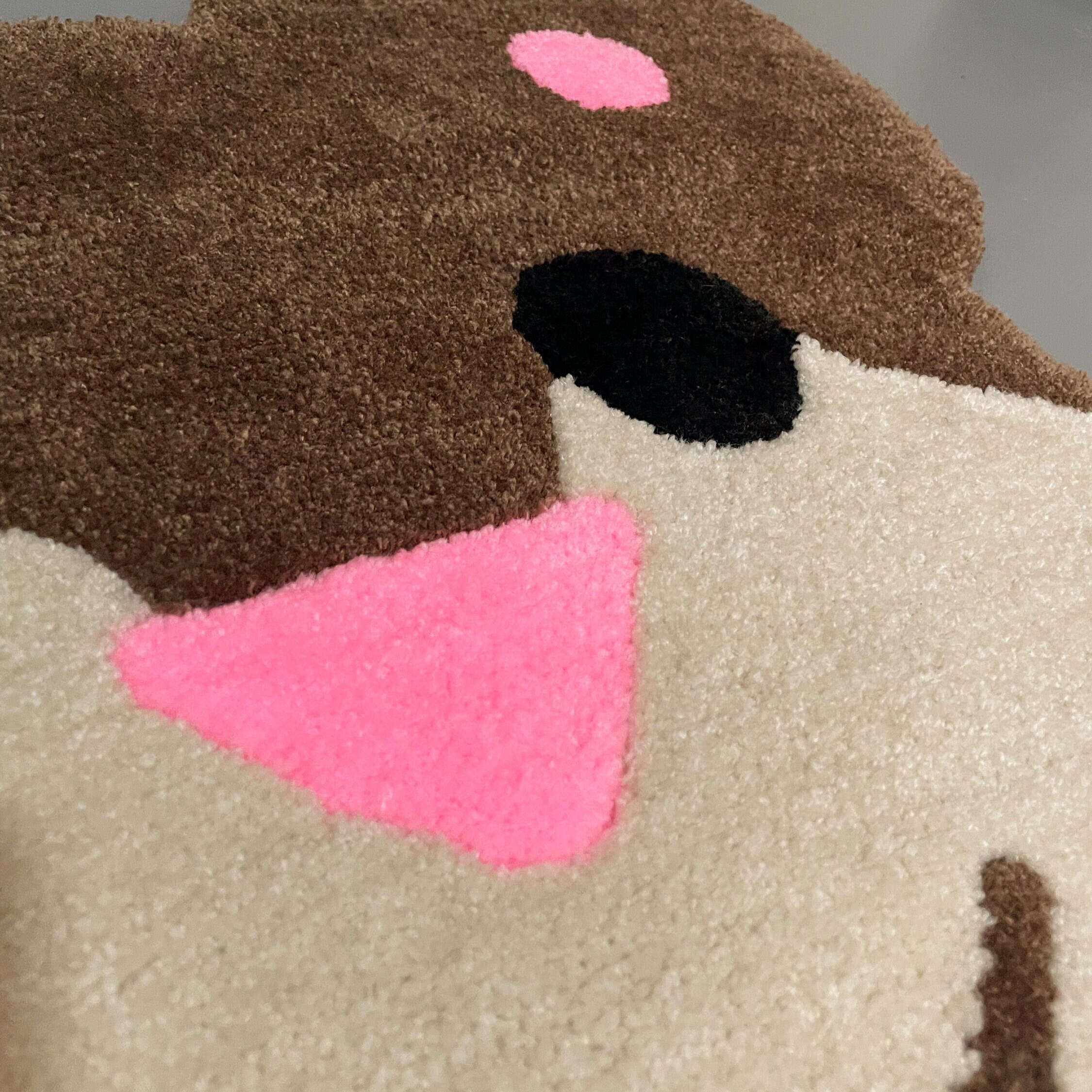 Hand Tufted Mouse Rug - Etsy