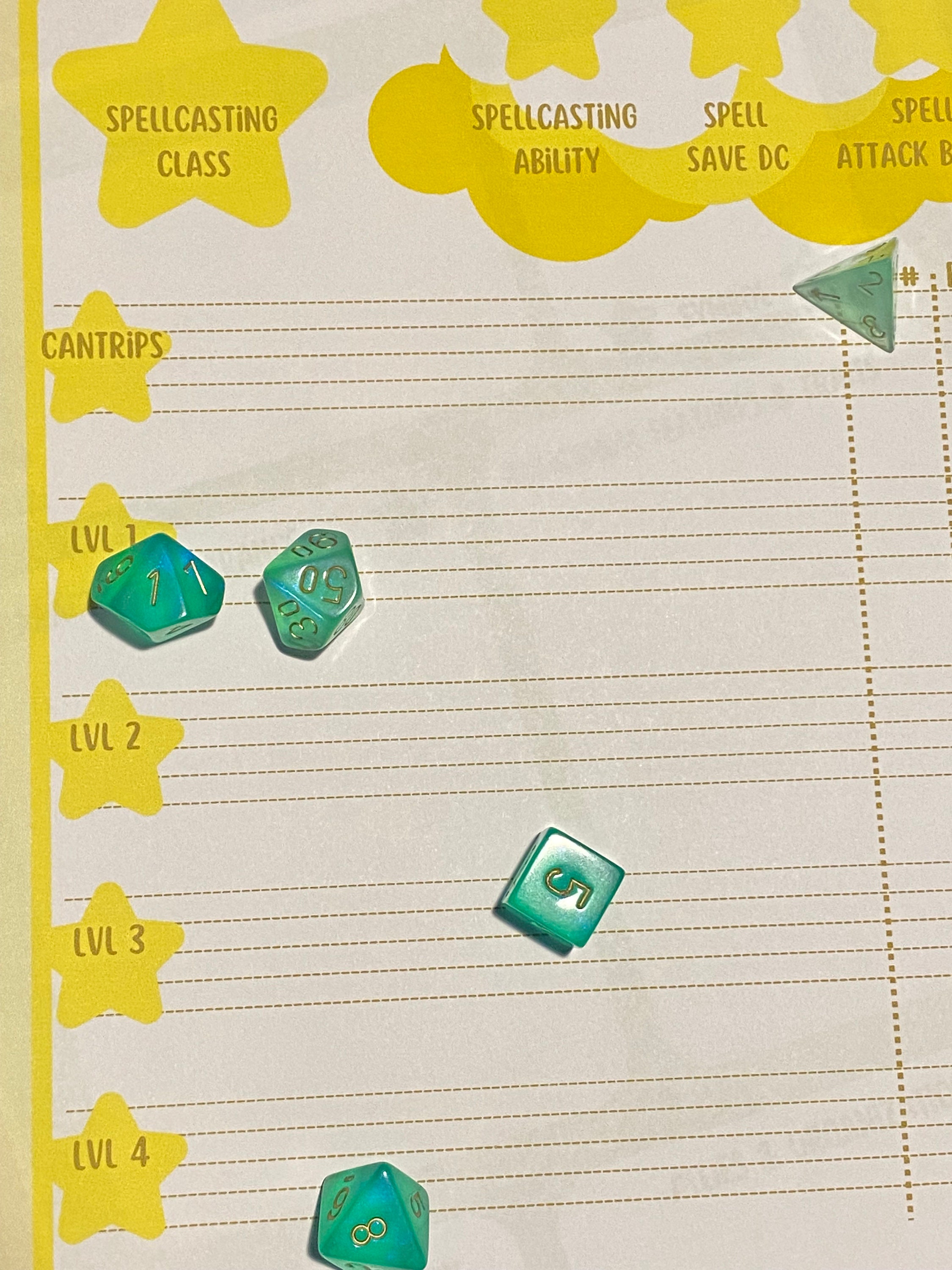 Blue Star and Clouds Dnd Character Sheet I Printable I Digital Download ...