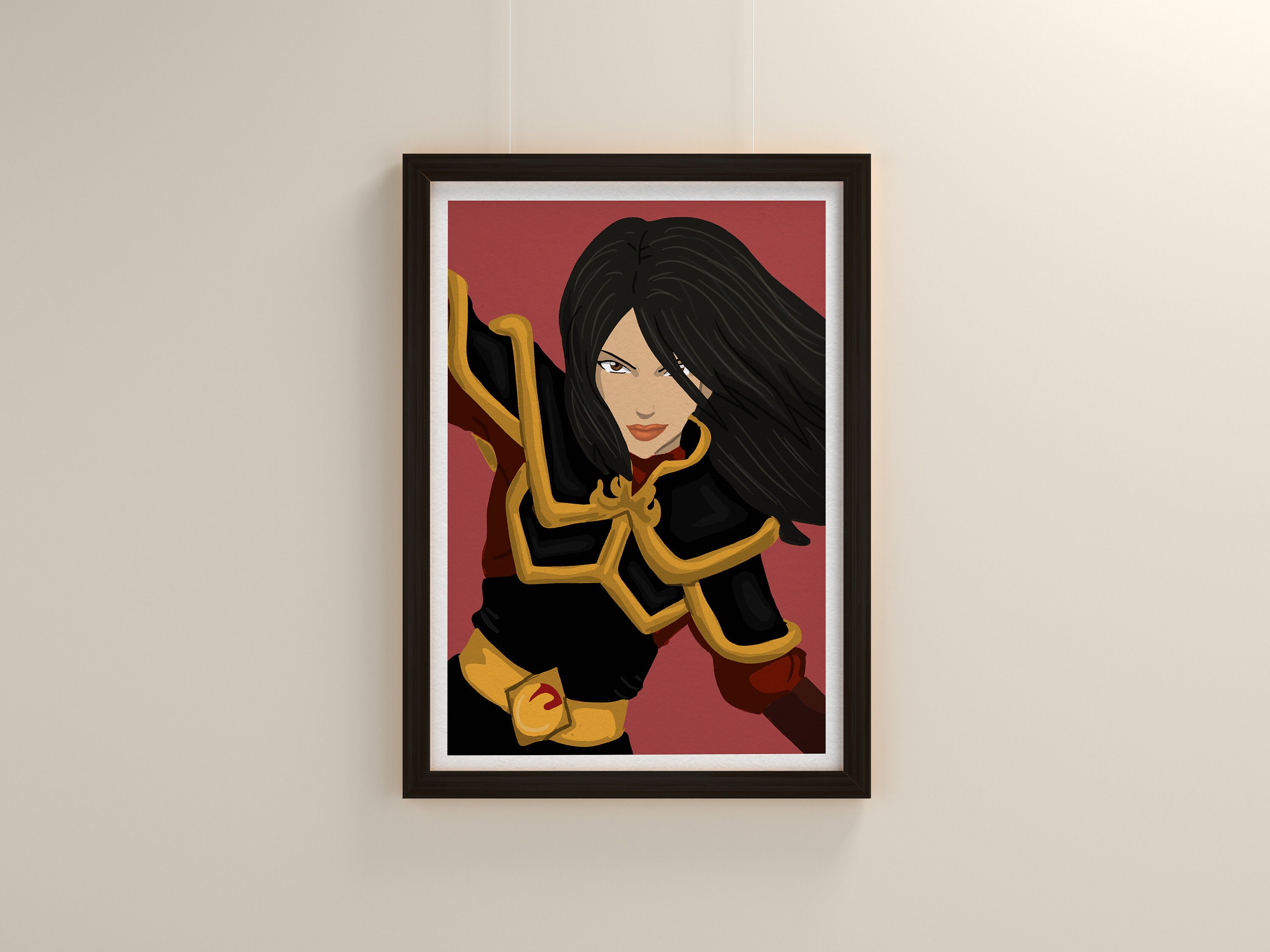 Avatar The Last Airbender Azula With Hair Down