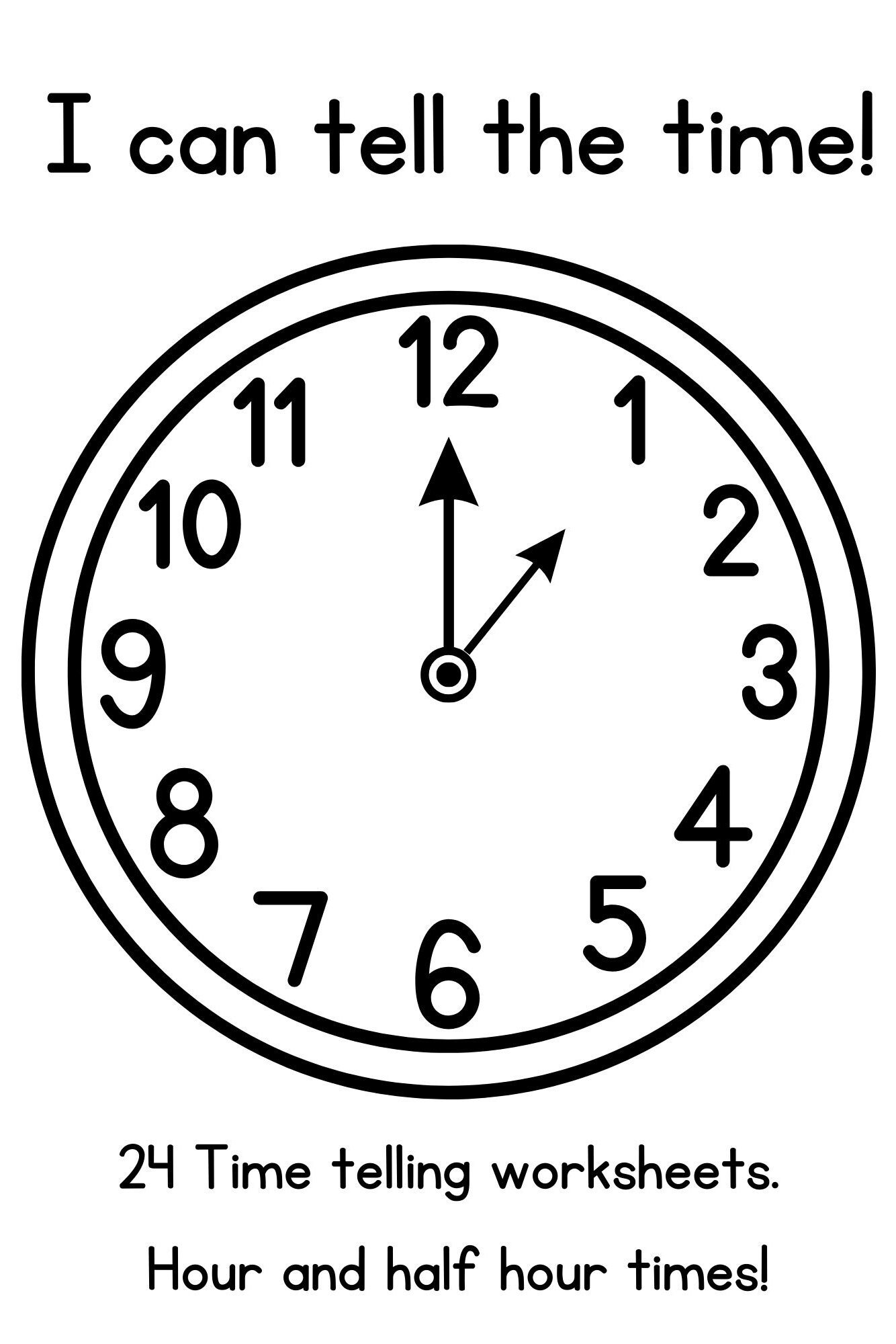 24 Whats the Time Worksheets!/time Practice Worksheets/primary School ...