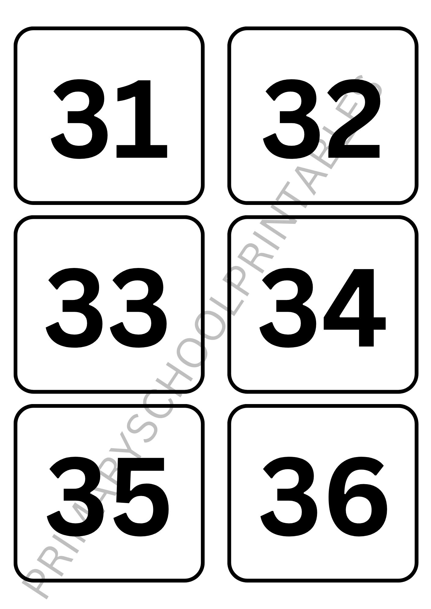 100 Printable Numbers 1-100 Flashcards/primary School Maths Cards - Etsy