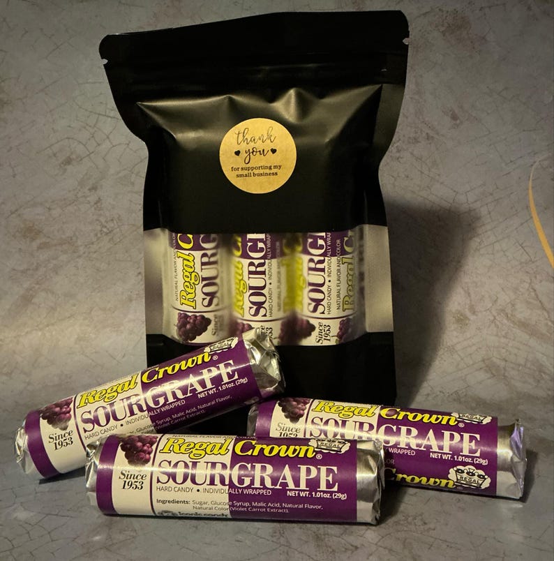 Iconic Regal Crown Sour Grape - Etsy