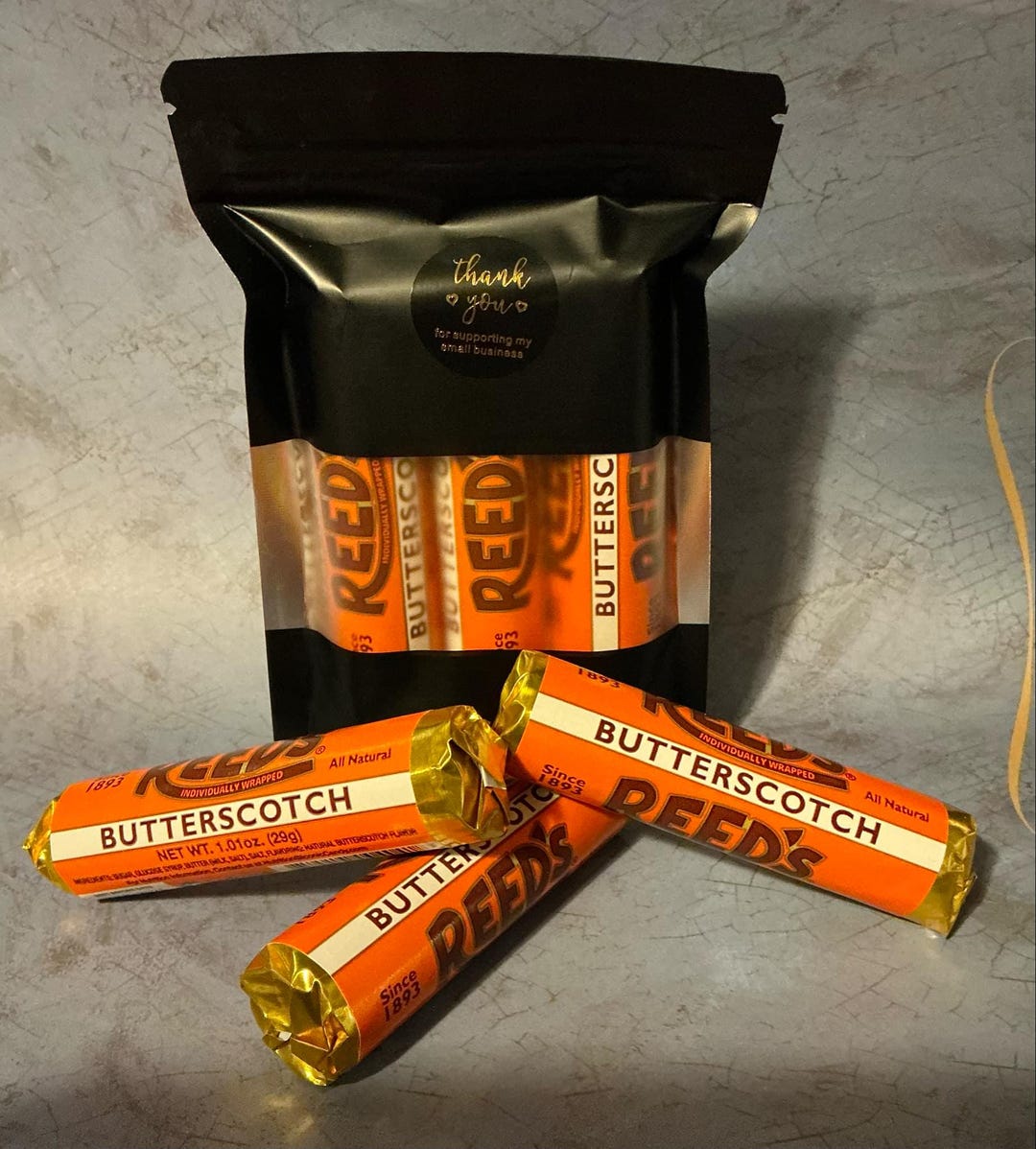 Iconic Reed's Butterscotch Hard Candy Rolls - Etsy