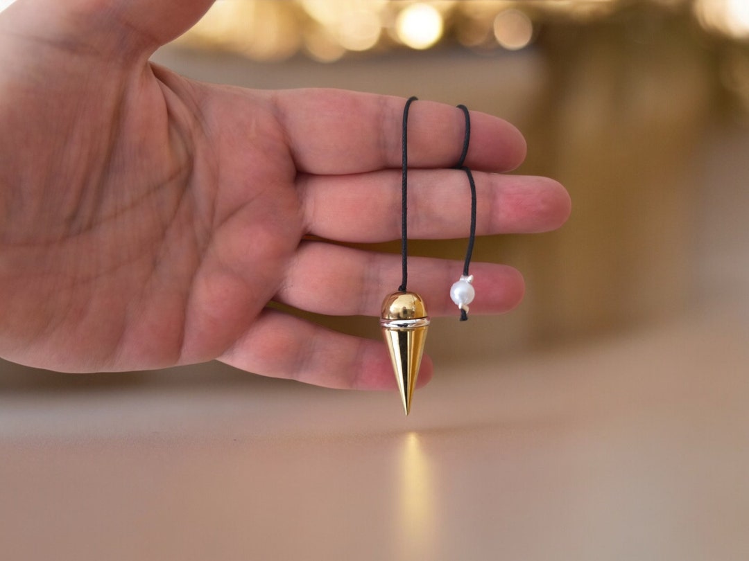 Screw Pendulum With Copper Ring - Silver Plated or Gold Plated Option ...