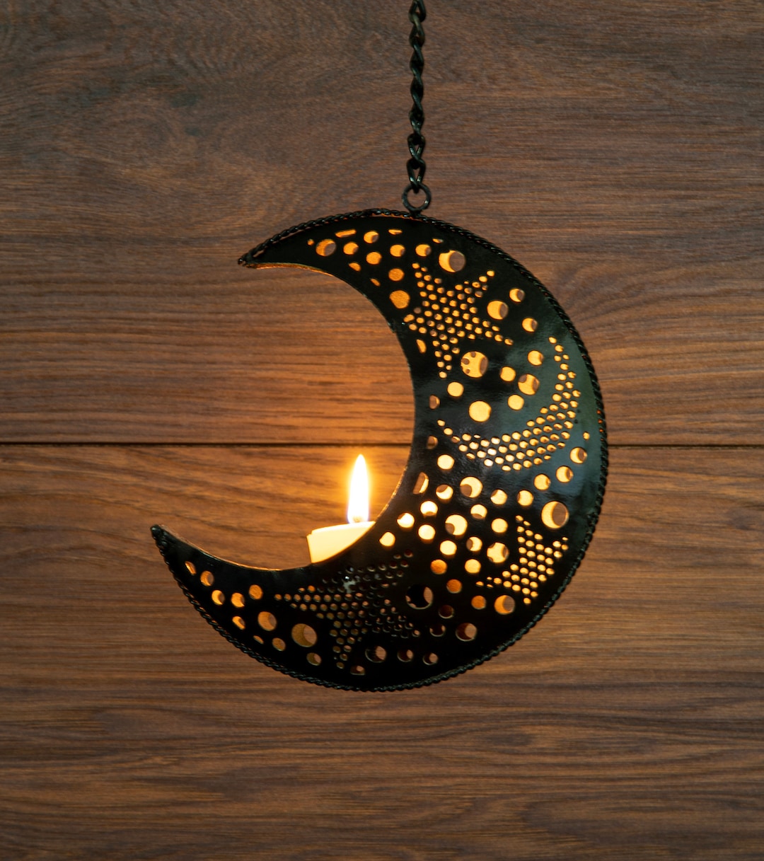 Moonlight Candle Holder - Feng Shui - Tealight - Decorative Lamp for ...