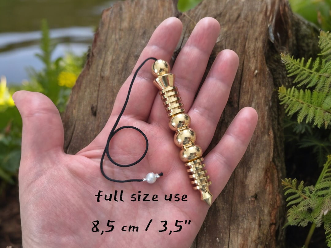 Isis Pendulum - Osiris - Gold Plated Brass - 8.5 Cm - Divination Tool ...