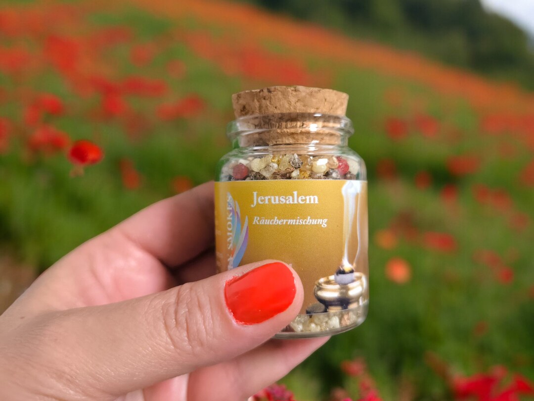 Jerusalem Holy Resin Mix Holy Smoke Resin Mixes Special Cork Tip Jar ...