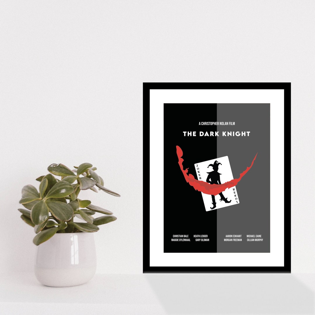 The Dark Knight Film Poster, Movie Poster, Art Print, Classic ...