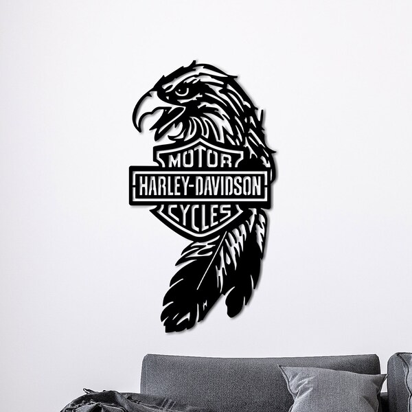 Metal Harley Davidson Sign - Etsy