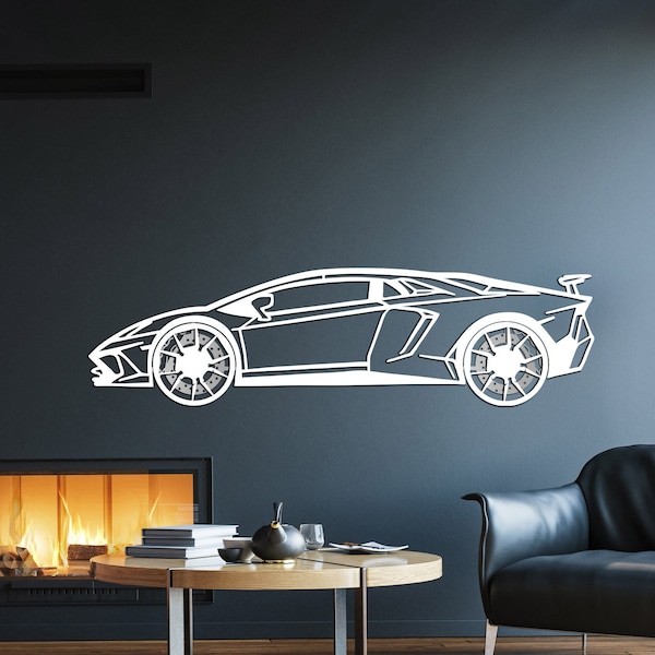Metal Lamborghini Wall Art - Etsy