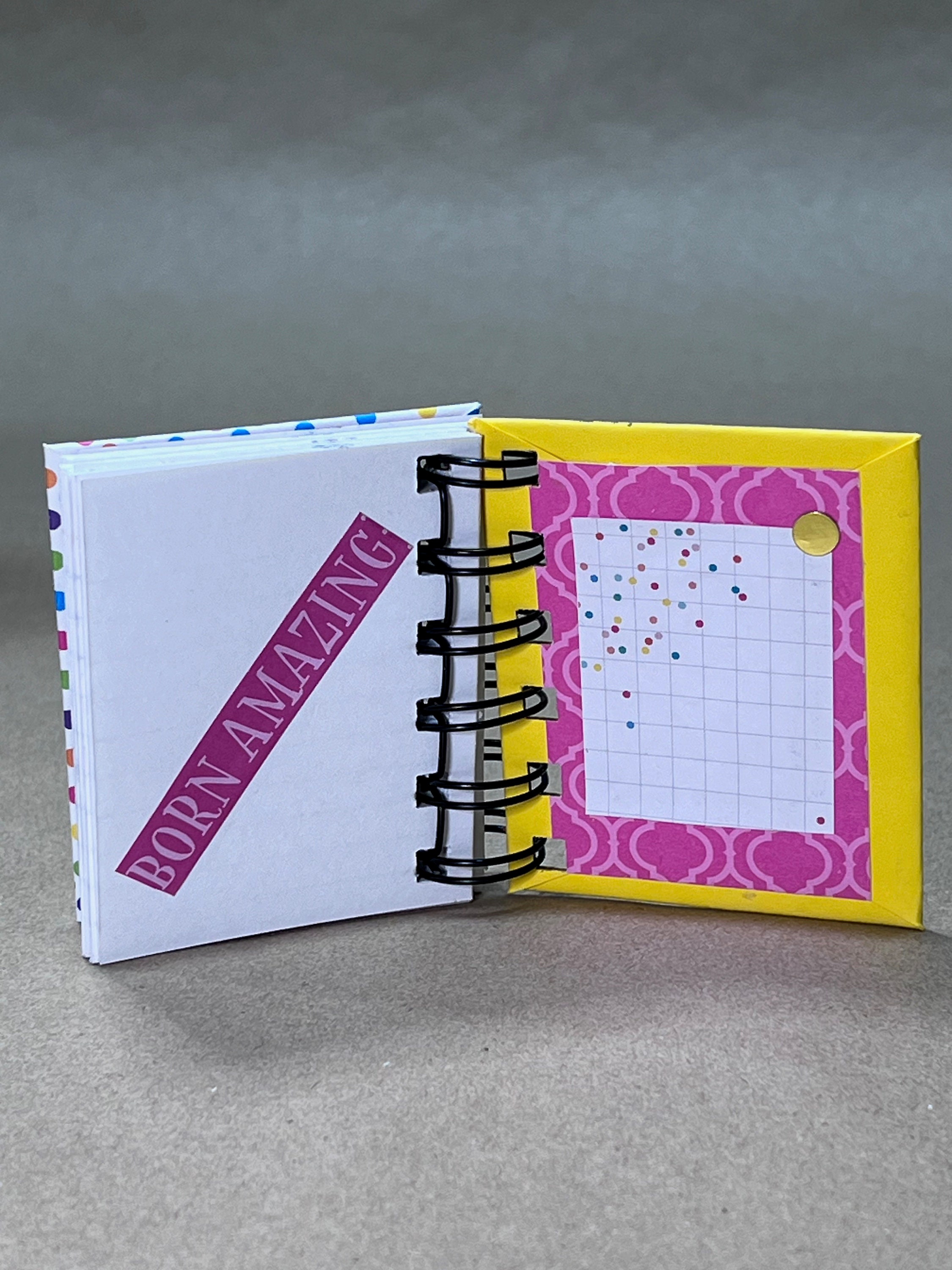 Miniature Spiral-bound Handmade Notepad or Journal - Etsy