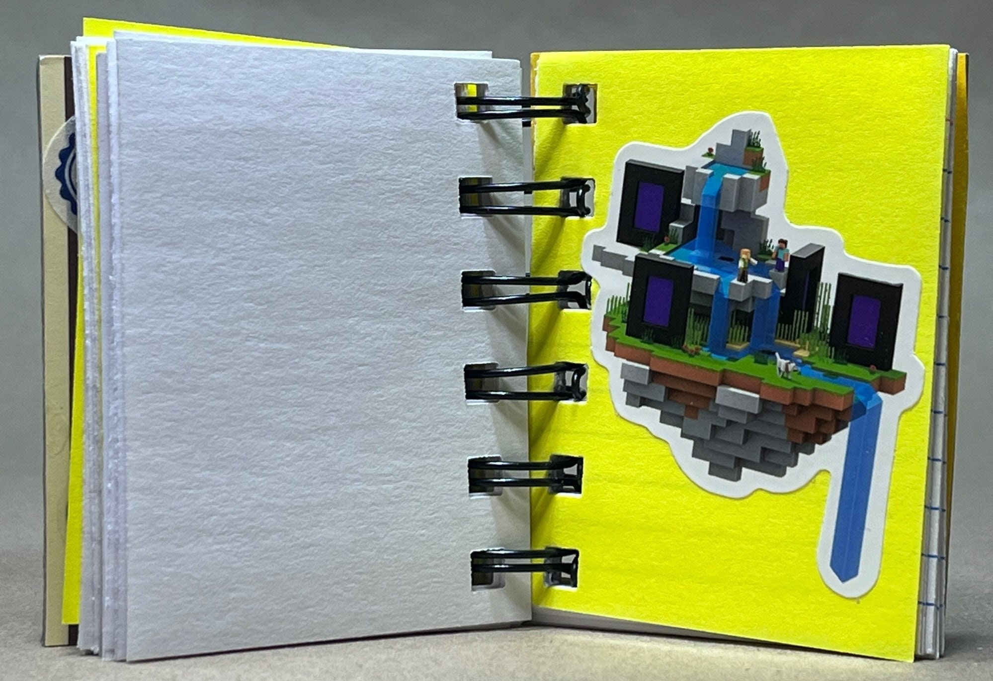 Minecraft Handmade Mini-notebook - Etsy