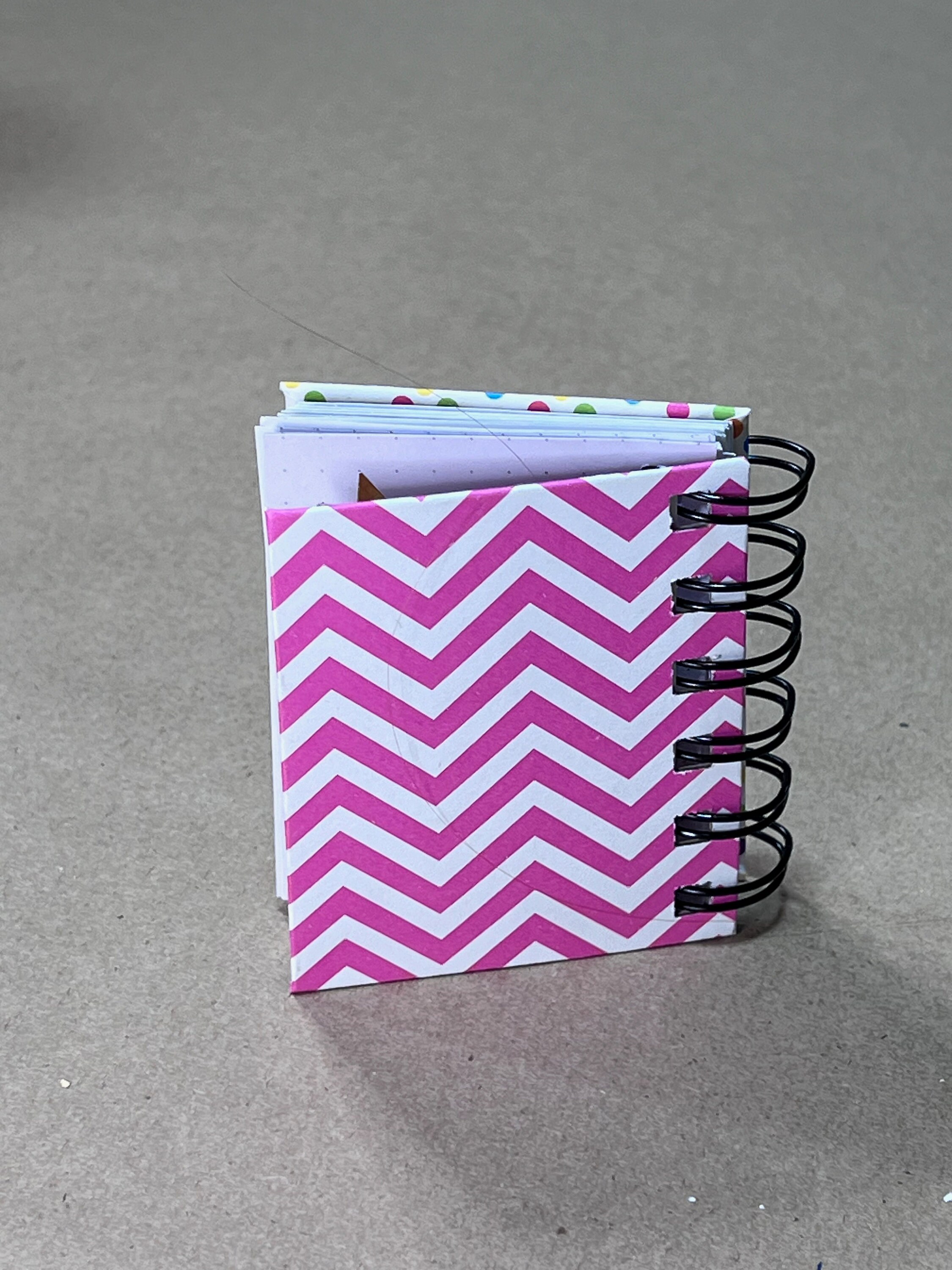 Mini Spiral-bound Notebook With Colorful Cover - Etsy