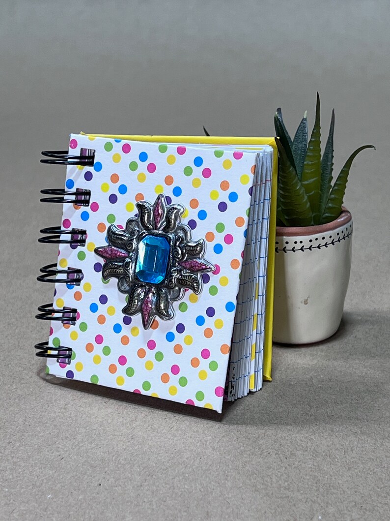 Miniature Spiral-bound Handmade Notepad or Journal - Etsy