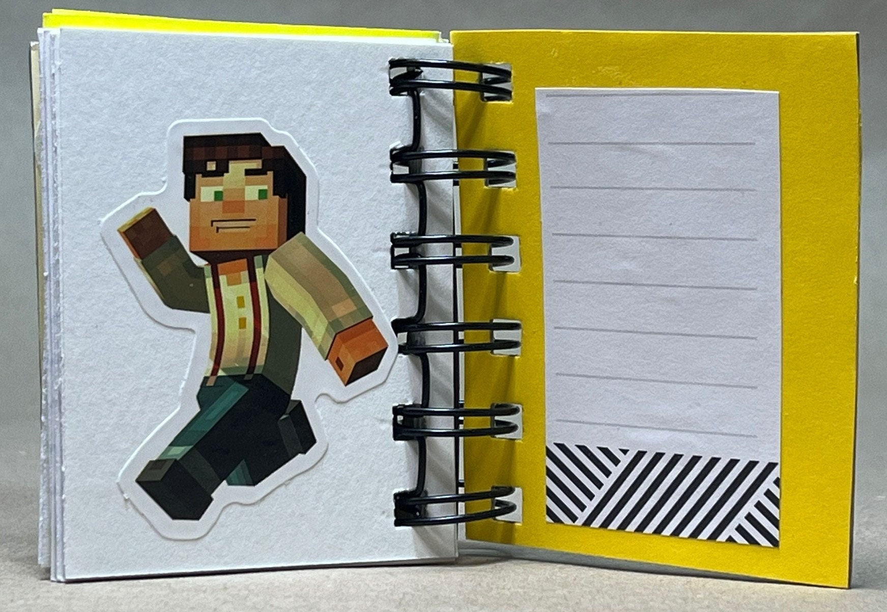 Minecraft Handmade Mini-notebook - Etsy