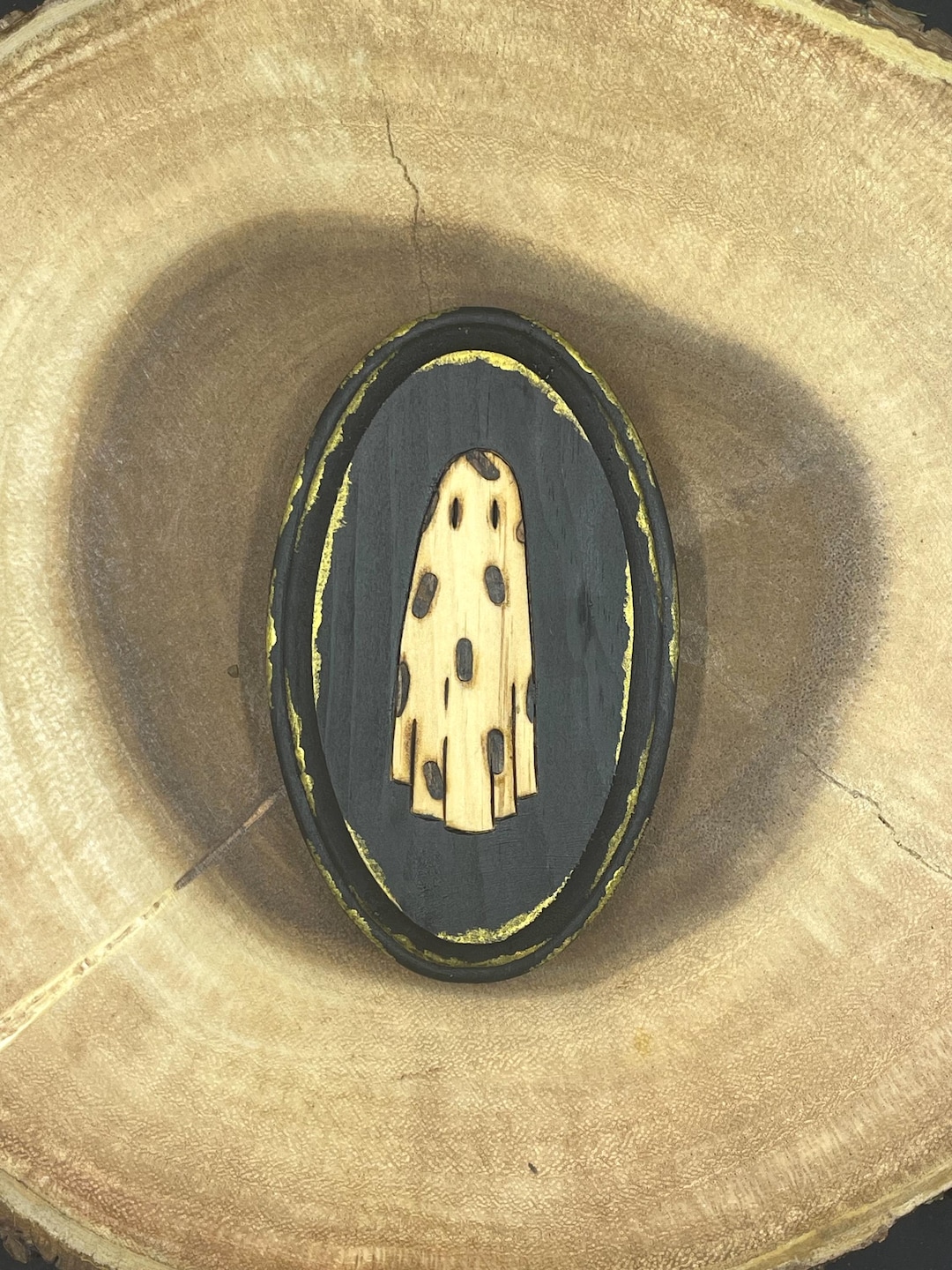 I Got a Rock Wood Burning, Ghost Art, Halloween Decor, Pyrography ...