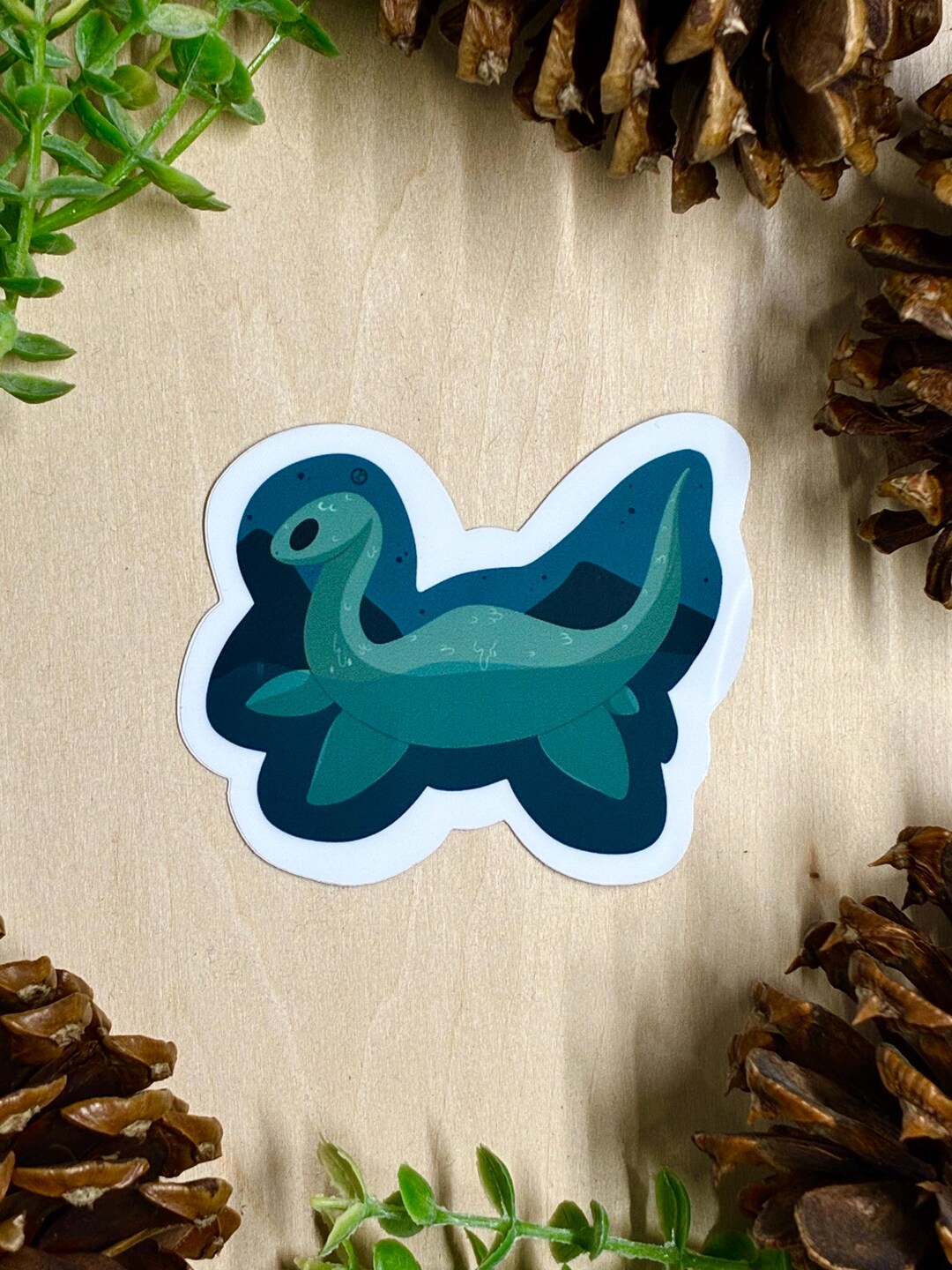 Nessie Sticker, Loch Ness Monster Sticker, Cryptid Sticker, Urban ...