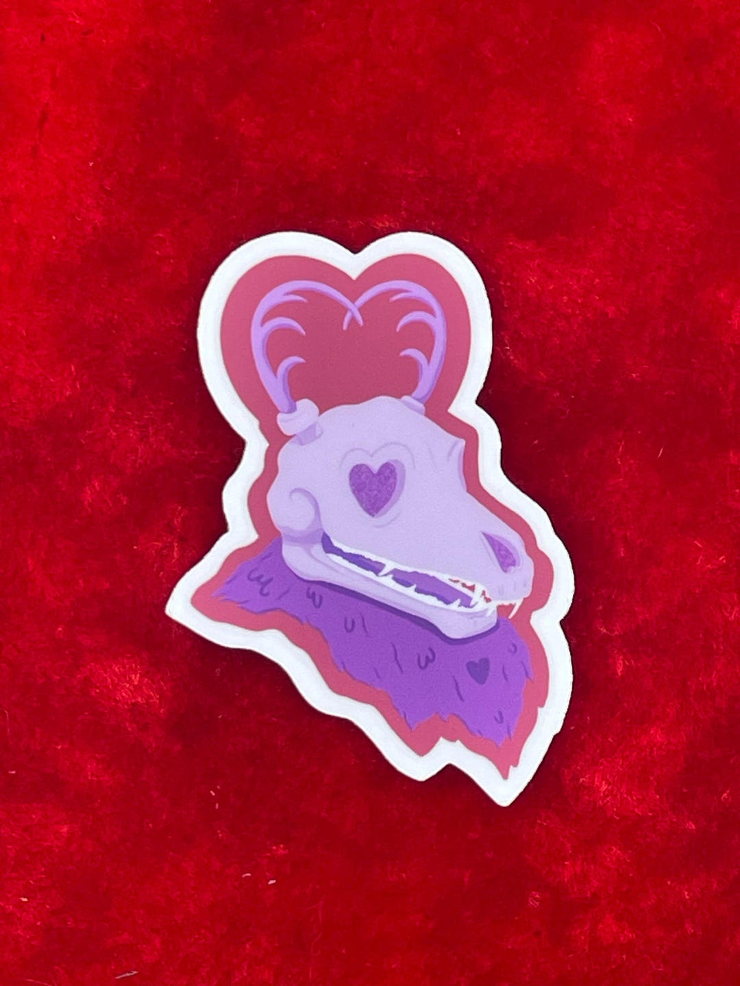 Wendigo My Valentine Matte Sticker, Waterproof Sticker, Dishwasher Safe ...
