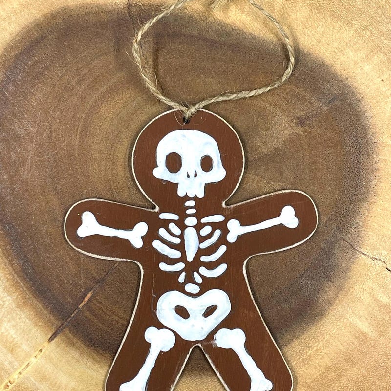 Gingerbread Skeleton - Etsy