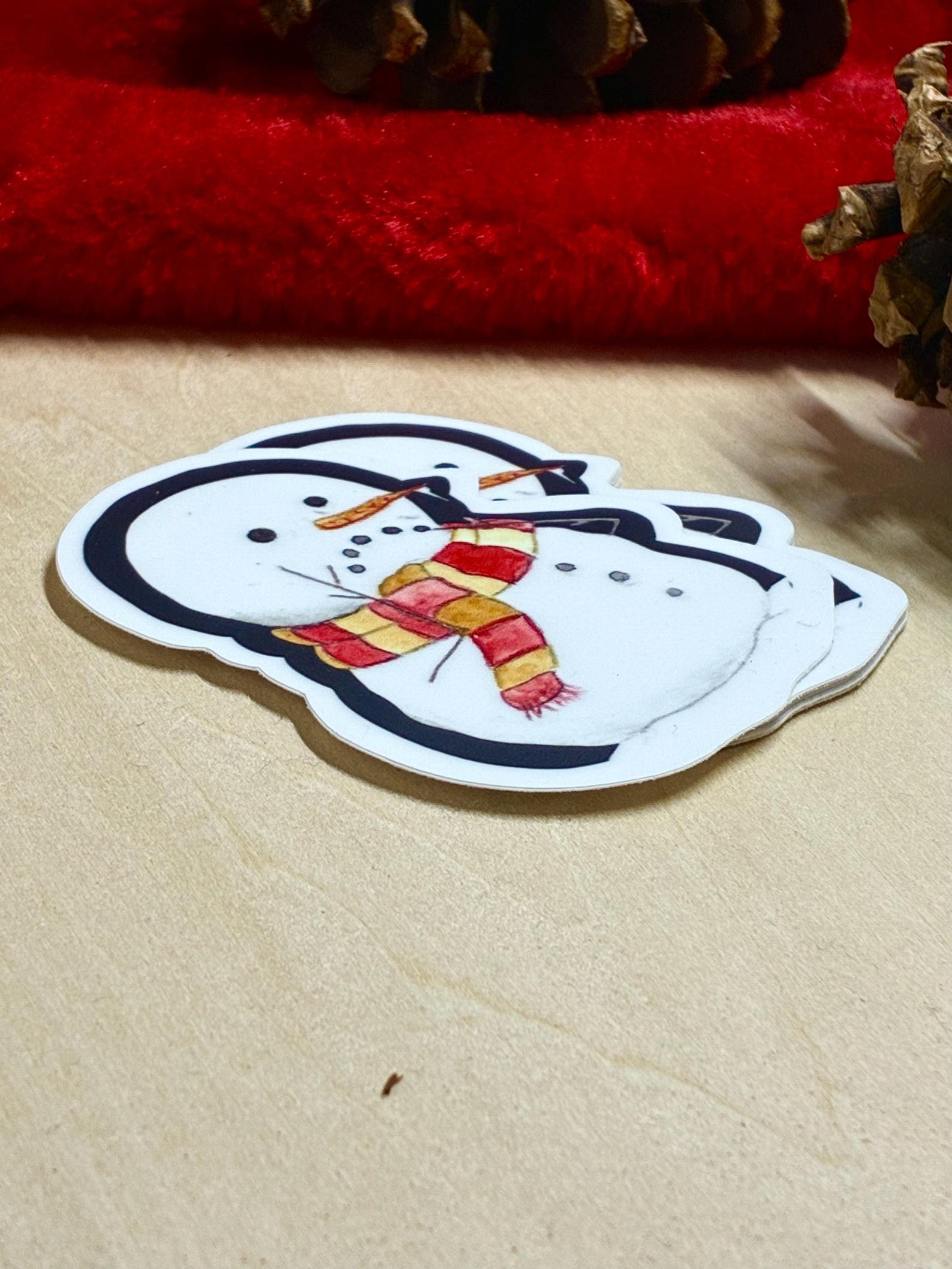 Frosty Outside Sticker, Winter Sticker, Snowman Sticker, Christmas ...