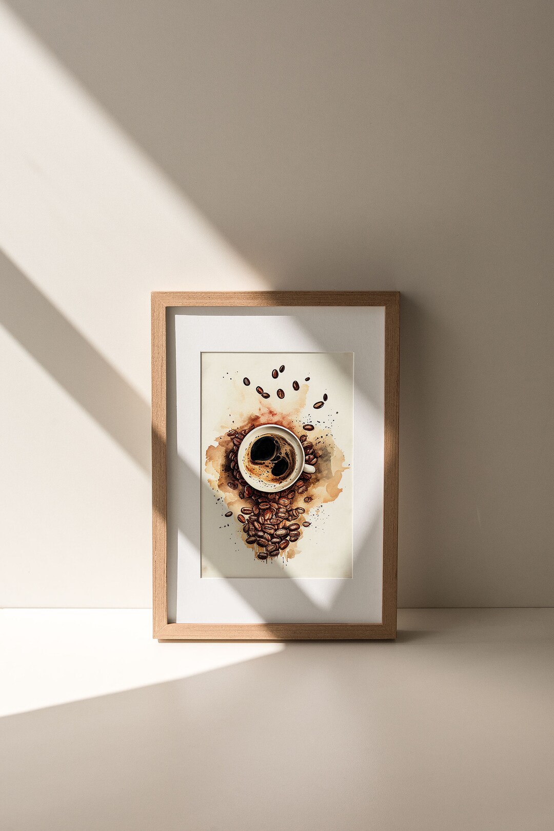 Coffee Shop Art, Cafe Print, Watercolor, Barista Inspired Painting ...