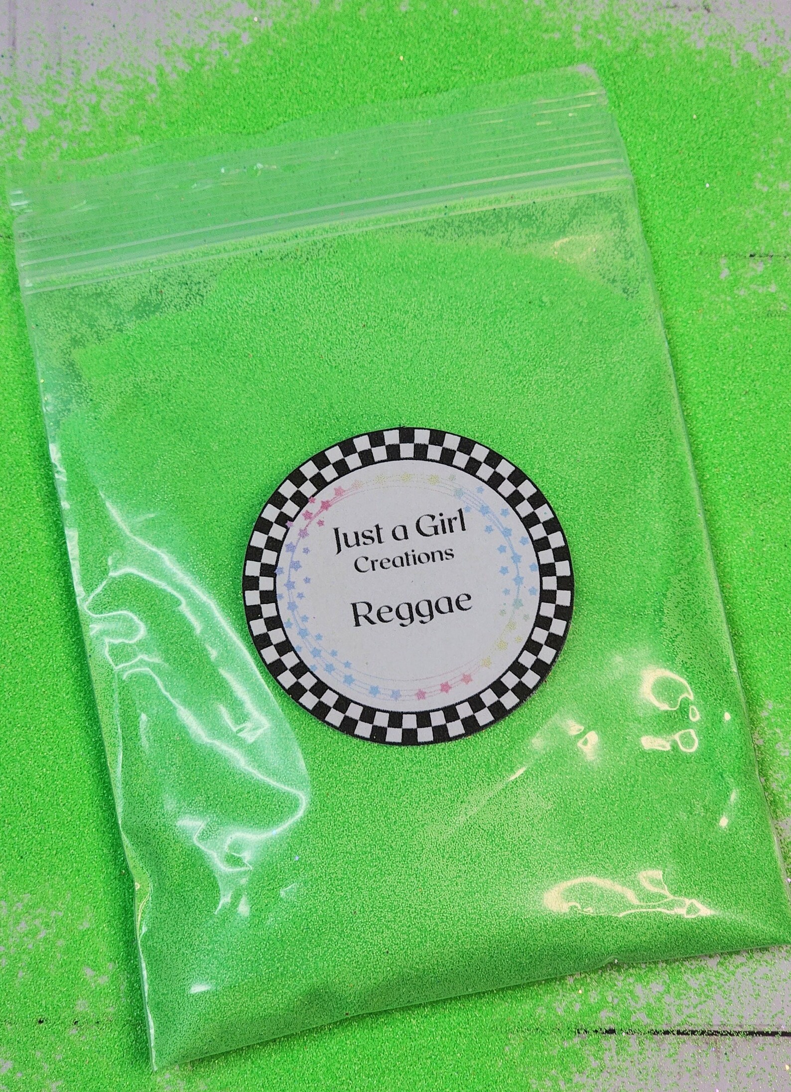 Green Glitter, Green Neon Glitter, Neon Green Glitter, Matte Polyester ...