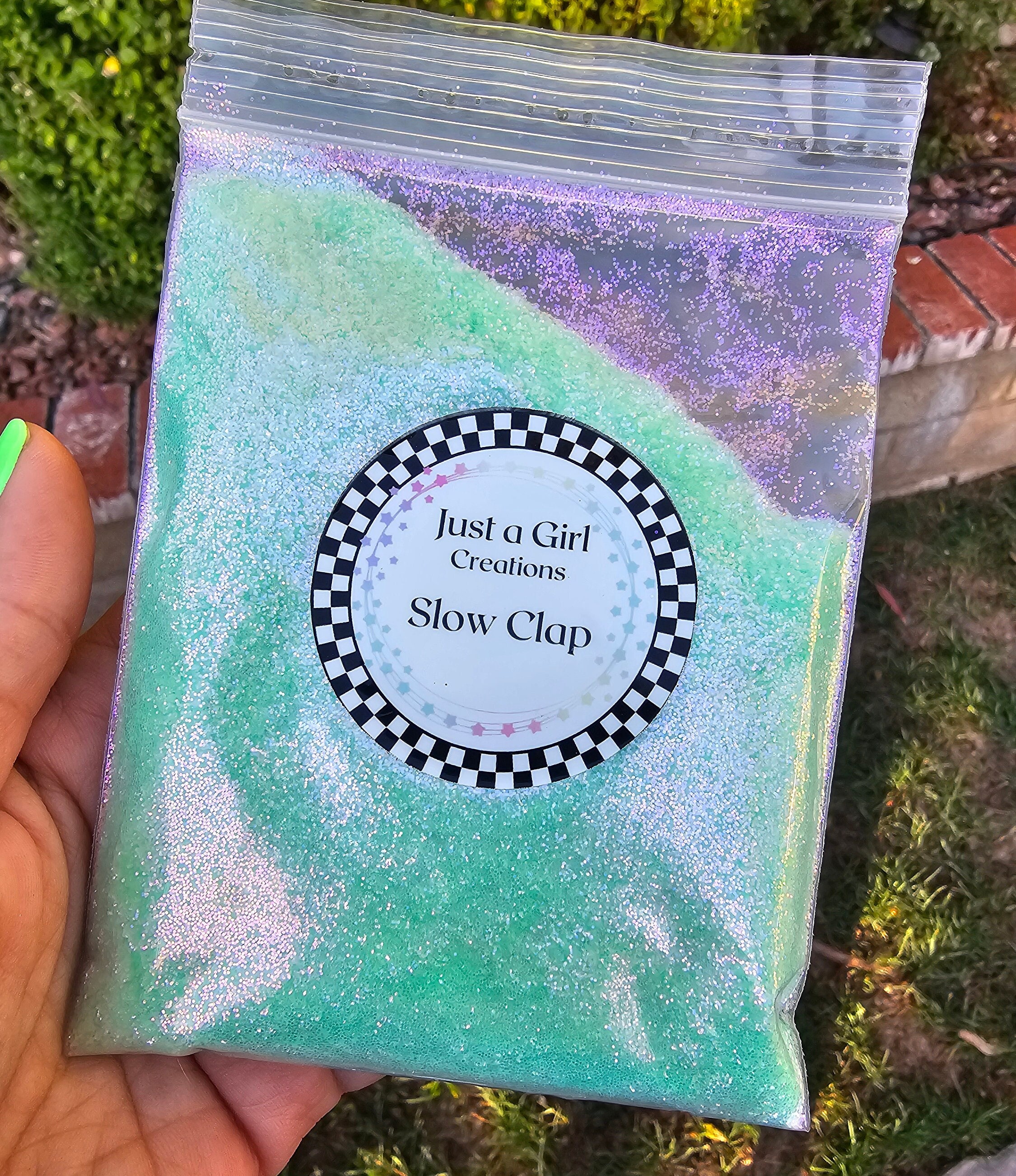 Green Glitter, Green Neon Glitter, Neon Green Glitter, Matte Polyester ...