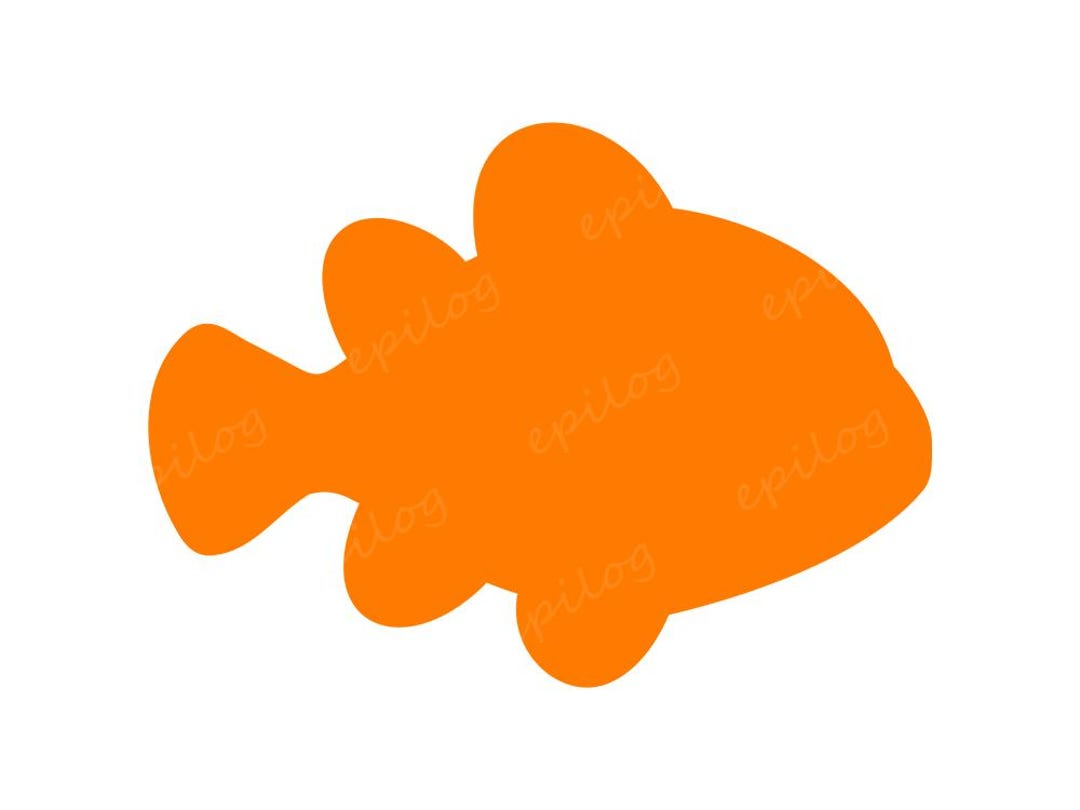 Fish SVG Clownfish SVG Flat Minimal Vector - Etsy